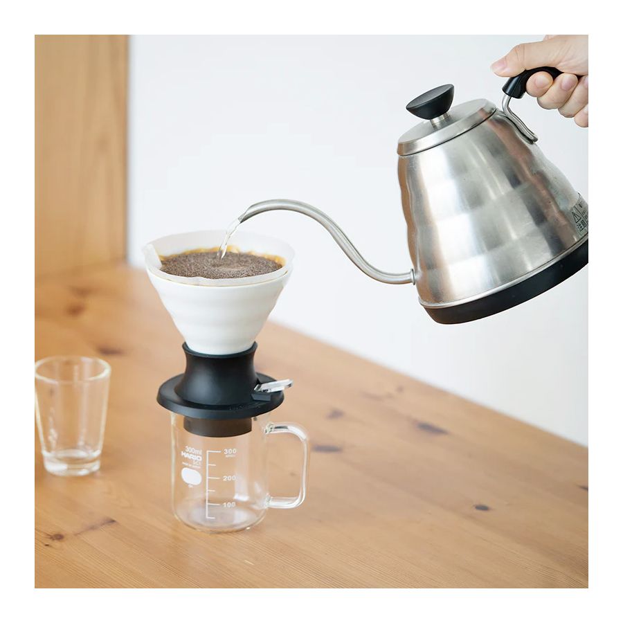Hario V60 Immersion Dripper Switch Ceramic koko 02 + suodatinpaperit ...