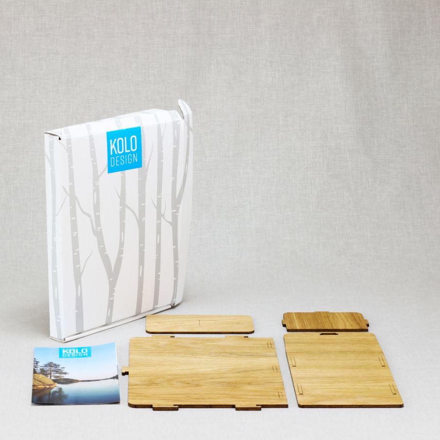 KOLO Design x Crema puinen kahvirasia, tammi - Crema