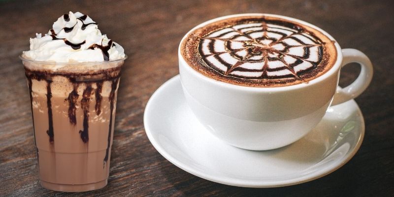 Caffe Mocha tai Mocaccino - ihana suklaanmakuinen maitokahvijuoma! - Crema