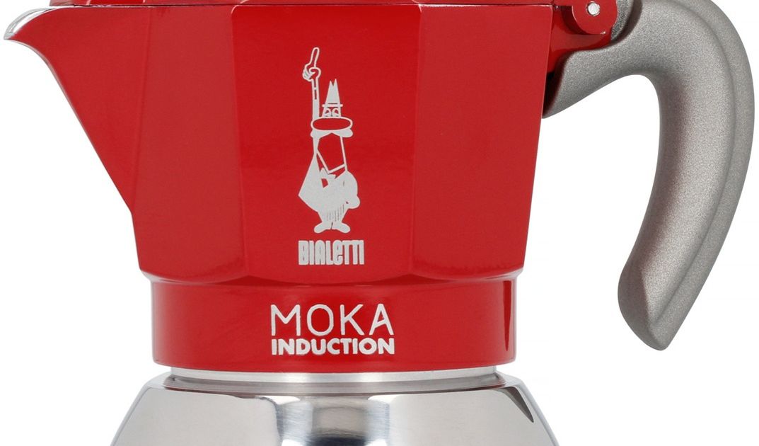 Bialetti Moka Induction Red mutteripannu - Crema