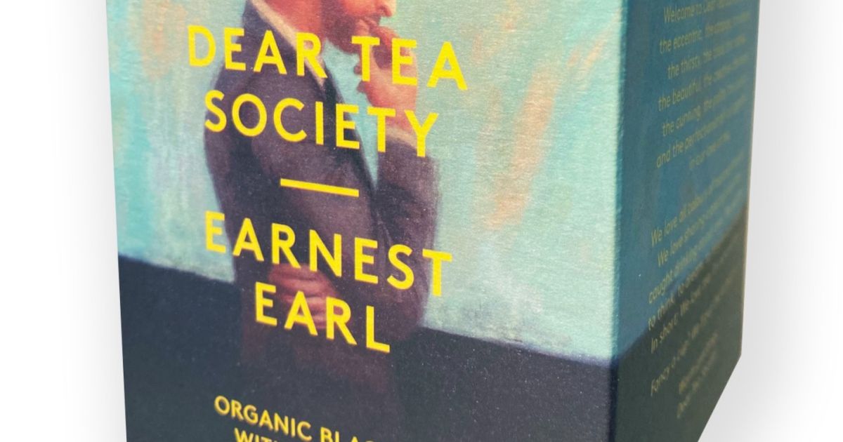 Dear Tea Society Earnest Earl musta luomu-tee 80 g - Crema