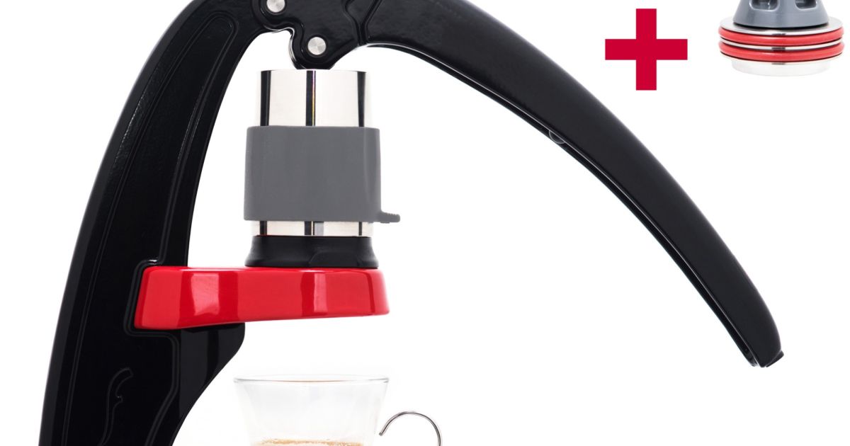 Flair Classic espressokeitin + Pressure Gauge Kit -painemittari - Crema