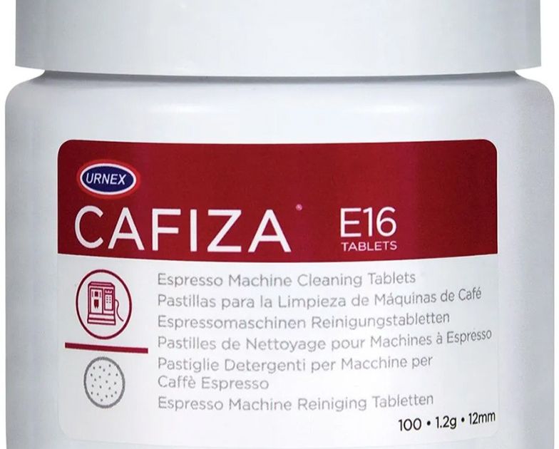 Urnex Cafiza E16 puhdistustabletit espressolaitteille 100 kpl - Crema